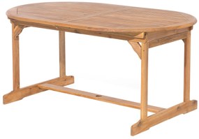 Dřevěná zahradní sada stolu a židlí MAUI Beliani