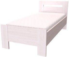 Jednolůžková postel MONTY, 80×200 cm Dekor: Modřín latté