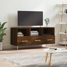 TV skříňka hnědý dub 102 x 36 x 50 cm kompozitní dřevo - Default Title