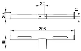 Keuco Collection Plan - Dvojitý držák na toaletní papír, chrom 14963010003