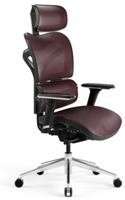 Ergonomická židle Diablo V-Commander: Černo-Bordová