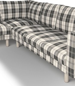 Potah na pohovku IKEA Norsborg rohová 5-místná barva černá látka pletený vzor, vzorované