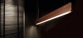 LED závěsné svítidlo Nowodvorski 7522 OSLO tmavý dub