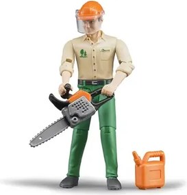 Bruder 60030 Lesní dělník figurka / Velikost 10.7 cm / od 4 let