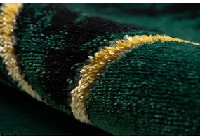 Dywany Luszczow Kusový koberec kulatý EMERALD EXCLUSIVE 1020 mramor, trojúhelníky lahvově zelená / zlato Rozměr koberce: 160 cm KRUH