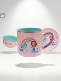 Sinsay - Keramický hrnek s uchem Gabby’s Dollhouse - vícebarevná