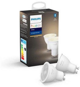 Philips SADA 2x LED Stmívatelná žárovka Philips Hue WHITE GU10/5,2W/230V 2700K P3083