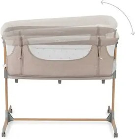 MoMi Smart Bed 4v1 béžová / postýlka / Rozměry matrace: 50 x 88 cm