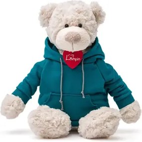 OLYMPTOY Medvěd Spencer modrá mikina / 35 cm / od 0 měsíců