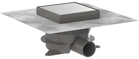Hansgrohe RainDrain Spot Plus - Podlahová vpust, 15x15 cm, pro vložení dlažby, kartáčovaná nerezová ocel 56226800