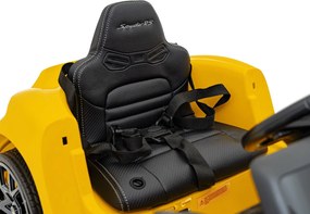 Ramiz Dětské autíčko Porsche Spyder RS 718, žlutý lak