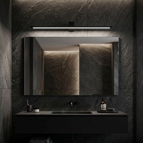 Toolight Rea, Koupelnové nástěnné LED svítidlo SWE051-1W 80 cm Black, OSW-20151