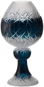 Váza Hoarfrost, barva azurová, výška 560 mm