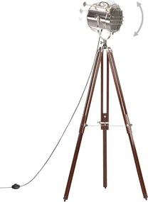 Stojací lampa na stativu masivní mangovníkové dřevo 180 cm 286203