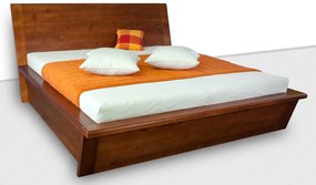 Krajča Manželská postel z masivu Comet 160 x 200 cm Povrchová úprava: Barevný lak RAL, Druh dřeva: Dub