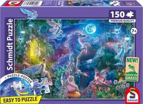 SCHMIDT Puzzle Pohádka o jednorožci / 150 dílků / 43,2 × 29,1 cm