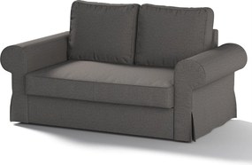 Potah na pohovku IKEA Backabro 2-místná, rozkládací barva šedá látka pletený vzor