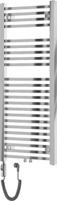Mexen Pluton, elektrické topné těleso 1200x500 mm + topná tyč 600 W, chromová, W106-1200-500-2600-01