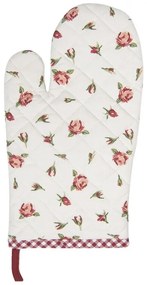 Bavlněná kuchyňská chňapka s růžemi Romantic Roses – 18x30 cm