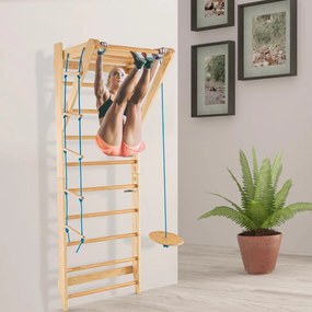 Costway Hrazdy prolézačka vnitřní lezecká stěna gymnastika stěnová prolézačka