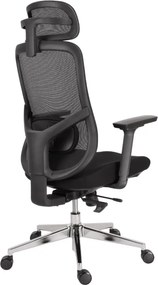 Kancelářská ergonomická židle Neoseat ALLY — černá, nosnost 150 kg