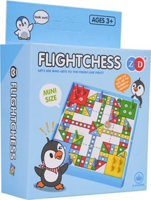 Společenská hra LUDO MINI Penguin modrá