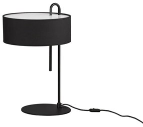 ACB Iluminacion Stolní LED lampa CLIP, v. 53 cm, 1xE27 15W Barva: Černá, Barva montury: Černá
