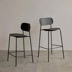 AUDO (MENU) Barová židle Co Counter Chair, Black Oak