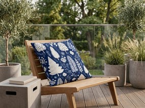 Povlak na polštář z mikrovlákna INDIGO BLOOM 45x45 cm, modrý