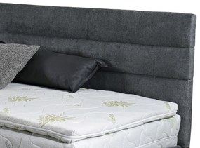 NEW DESIGN postele Postel boxspring VENETO s úložným prostorem a dlouhým čelem, 80×200 cm Velikost postele: 80 × 200 cm, Strana: Pravá