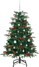 Umělý vánoční stromeček Zelená 150 cm PVC, kov a plast 3395546