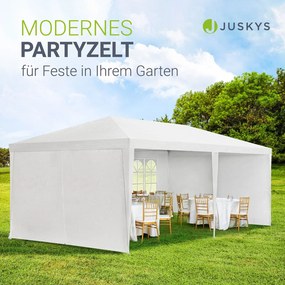 Juskys Zahradní párty stan 3 × 6 m Barva: Modrá