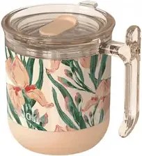 Quokka Nerezový termohrnek Wave Floral Peach 260 ml
