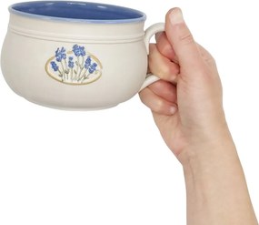 Keramický hrnek Levandule, 800 ml – ruční autorská výroba, s motivem levandule