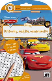 Jiri Models Křížovky, sudoku, osmisměrky s tužkou Auta/Cars 15x21cm