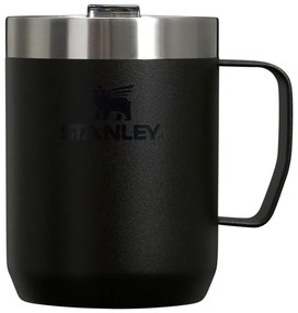 Černý termo hrnek z nerezové oceli 230 ml Stay-Hot Camp Mug Black – Stanley