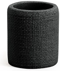 BISK Erga Craft, sklenice na zubní kartáčky na postavení, černá matná, ERG-08571