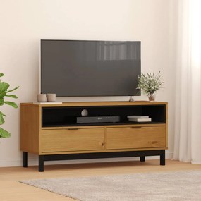 TV skříňka FLAM 110 x 40 x 50 cm masivní borové dřevo - Default Title