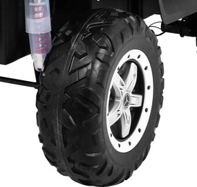 Ramiz Mercedes Benz Unimog elektrické autíčko pro děti bílé