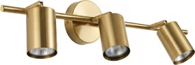 Toolight Toolight, koupelnové nástěnné svítidlo 3xGU-10, APP1898-3W, zlatá matná, OSW-66053