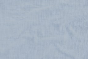 Celoroční mušelínový povlak na polštářek Ice Blue - GOTS Velikost: 70 x 90