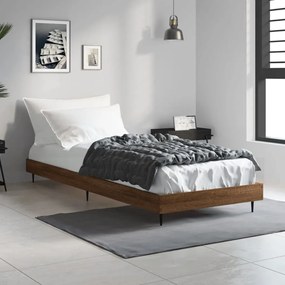 vidaXL Rám postele 75 x 190 cm kompozitní dřevo [832315] Barva: Betonová šedá