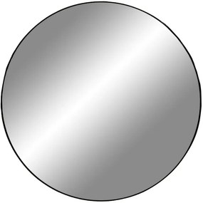 OnaDnes -20% Nordic Living Černé kulaté závěsné zrcadlo Vincent 60 cm