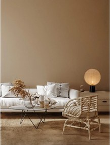 Matně černá/v přírodní barvě kovová stolní lampa (výška 48,5 cm) Tierra – Nova Luce