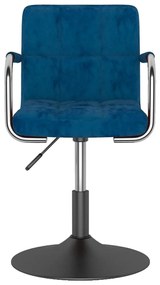 Petromila Barová židle modrá samet