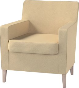 Potah na křeslo IKEA Karlstad barva béžová látka lesklé, pletený vzor