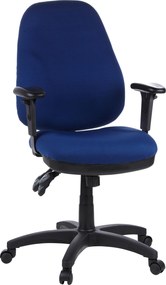 XXXLutz OTOČNÁ ŽIDLE, plochá tkanina, modrá, černá MID.YOU - Online Only kancelářské židle - 001918070102
