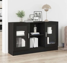 vidaXL Příborník 120 x 30,5 x 70 cm kompozitní dřevo [862522] Barva: Černý dub