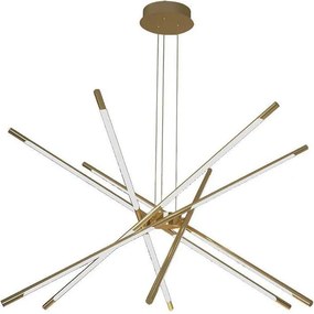 LED Solution Zlaté závěsné LED svítidlo designové 97cm 42W stmívatelné 15343