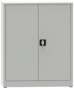 Dílenská policová skříň na nářadí KOVONA JUMBO, 2 police, svařovaná, 1150 x 950 x 600 mm, šedá